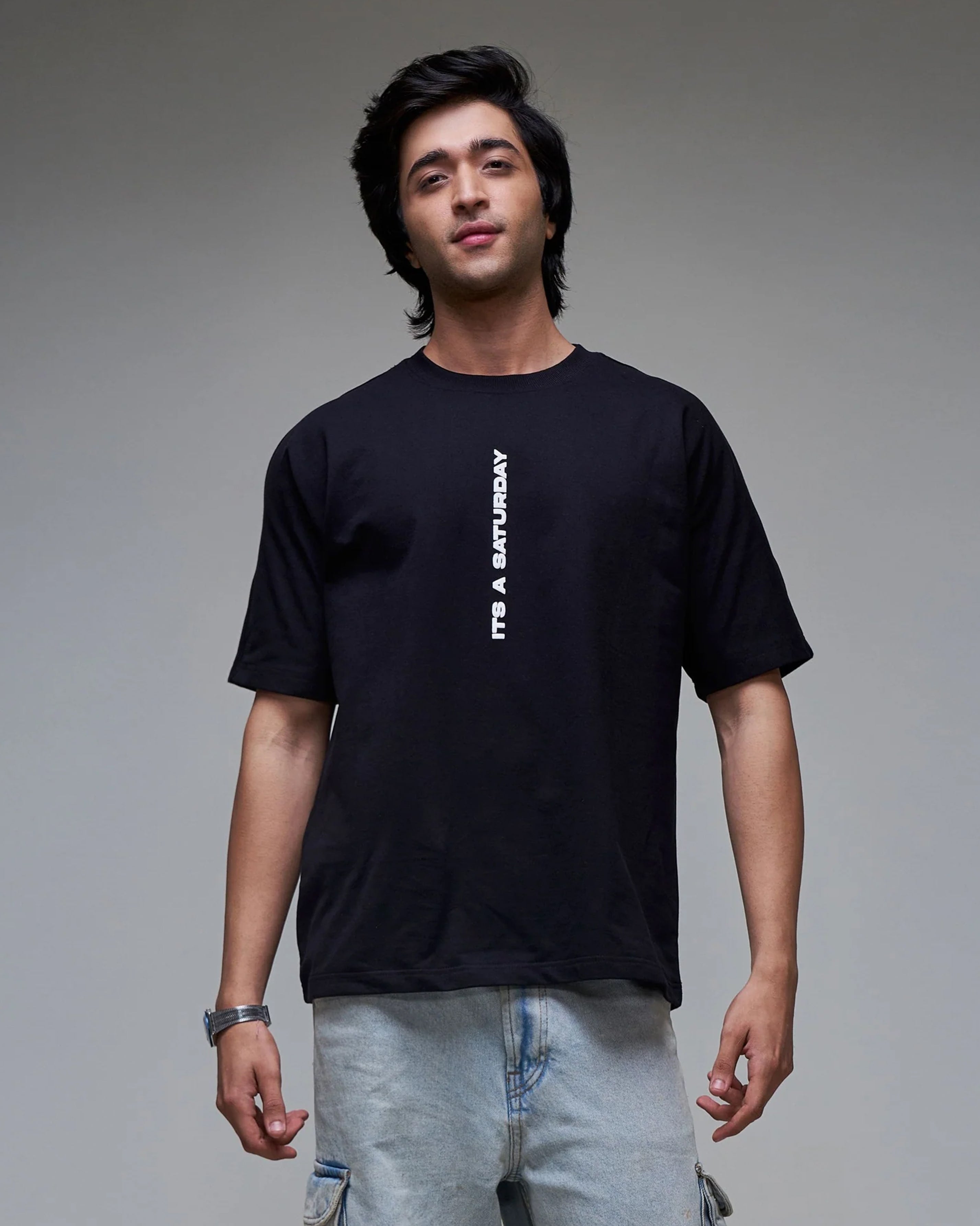 It's a Saturday' T shirt - Black – Ragr
